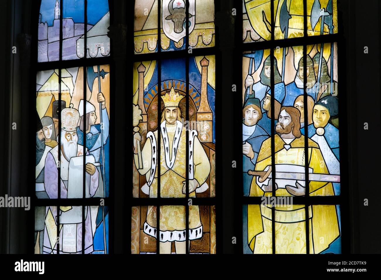 Mural in stained glass hi-res stock photography and images - Alamy