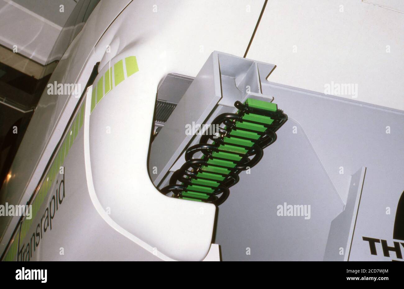 Bildreportage: der Prototyp der Transrapid Magnetschwebebahn Transrapid ...