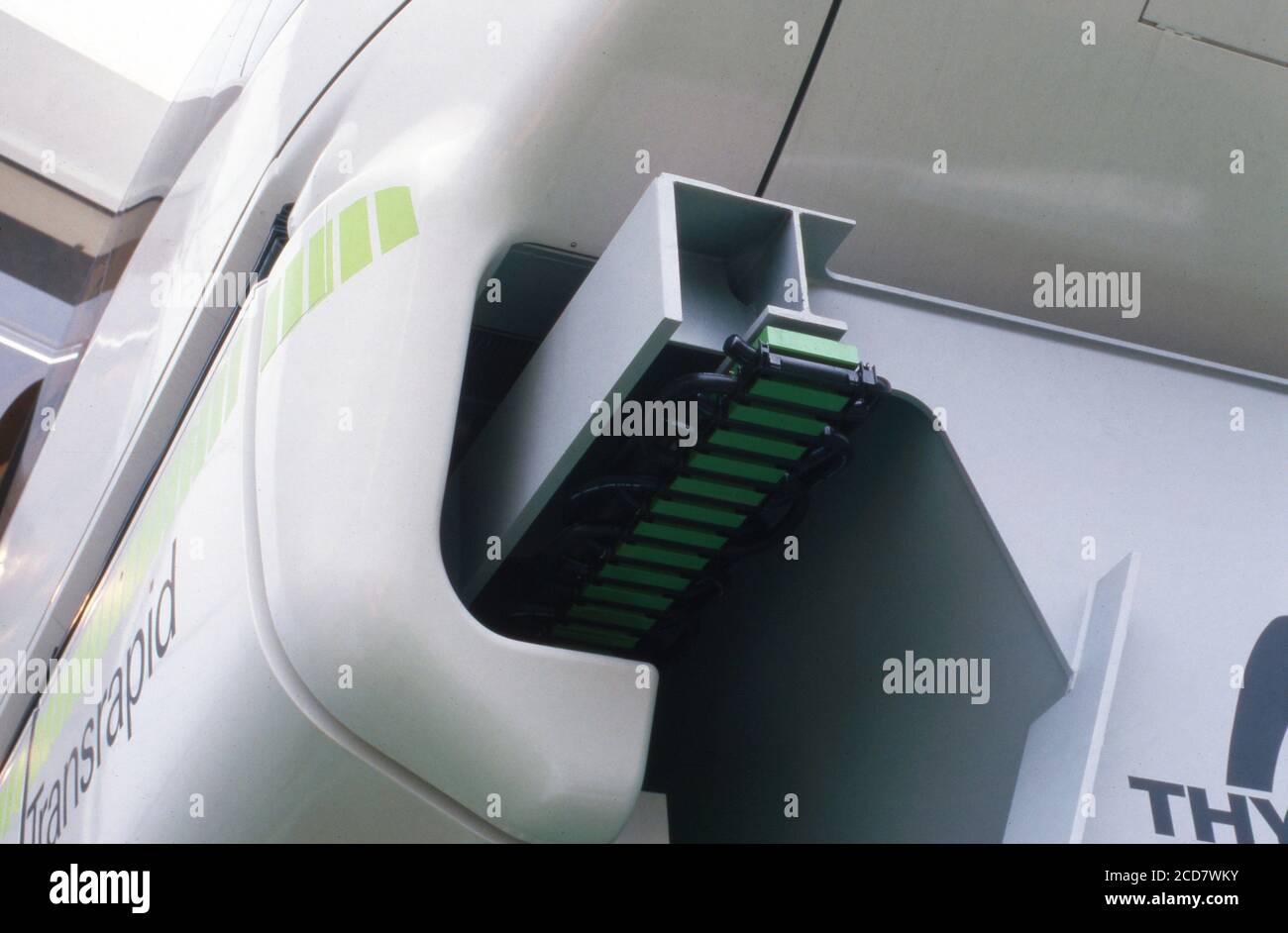 Bildreportage: der Prototyp der Transrapid Magnetschwebebahn Transrapid ...