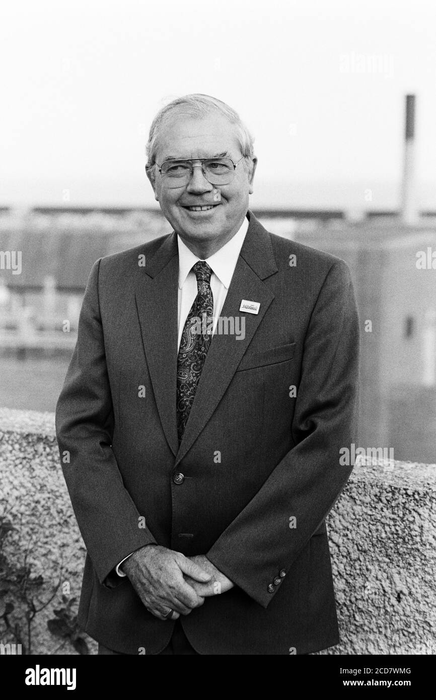 TUC Conference Bournemouth Eric Hammond of EETPU. 05 September 1988 ...