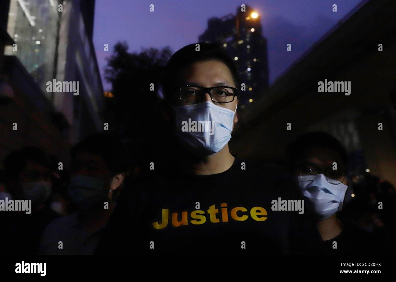 Hong Kong, CHINA. 27th Aug, 2020. Lam Cheuk-ting ( 43 ) walks out of ...
