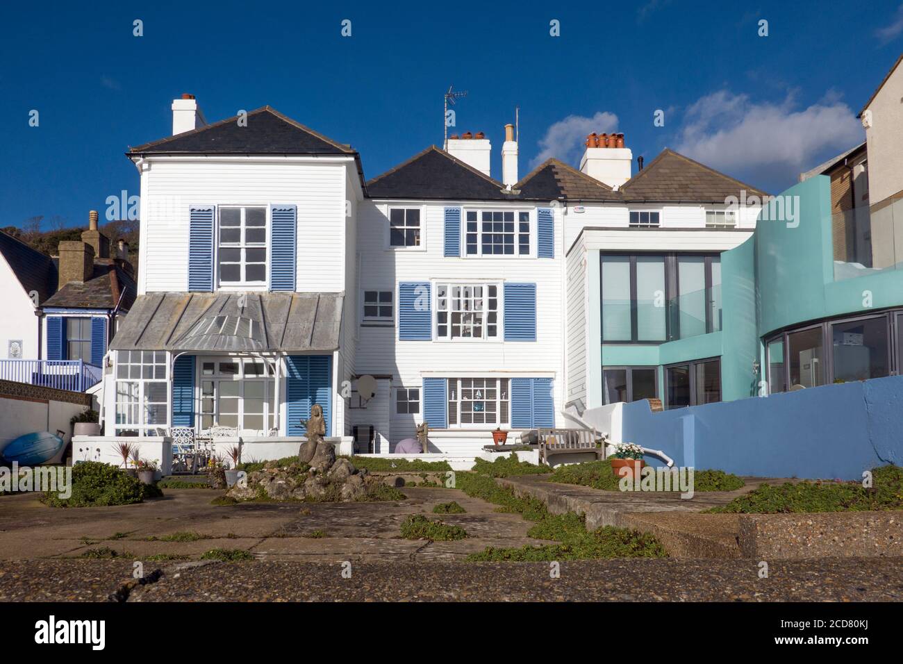 Coastal House,Beach House,Sandgate,Kent (Taken fom a public Promenade ...