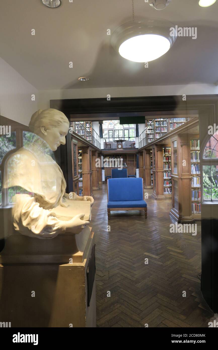 View into Newnham College library Cambridge Stock Photo - Alamy