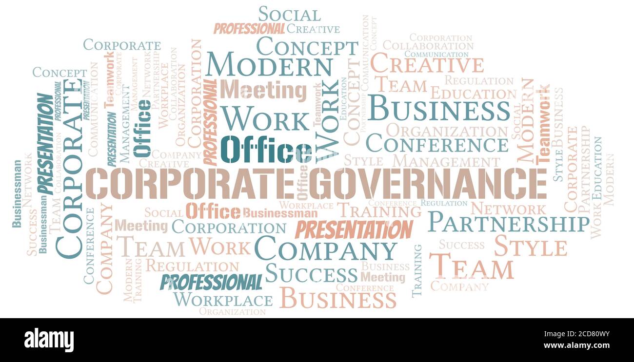Corporate Governance vector word cloud, made with the text only Stock ...