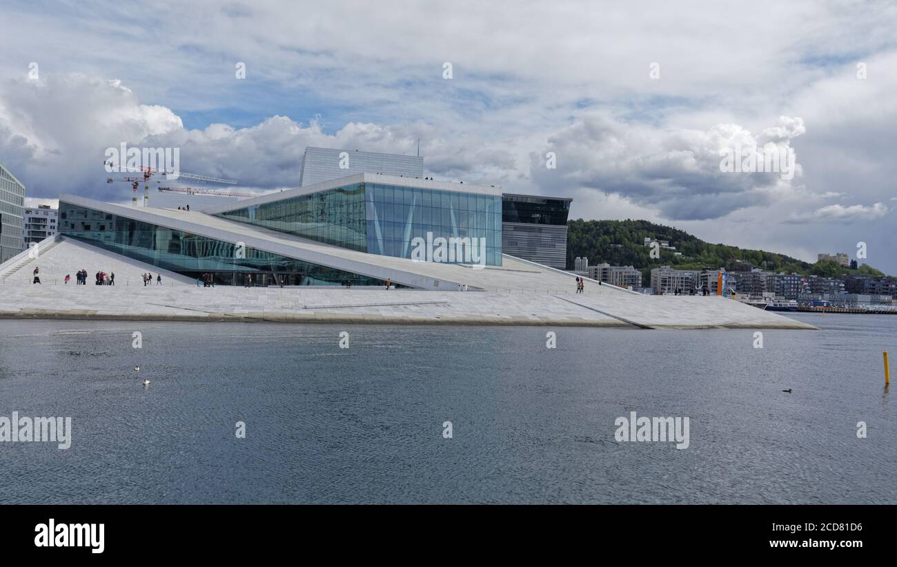 Oslo opera house exterior hi-res stock photography and images - Alamy