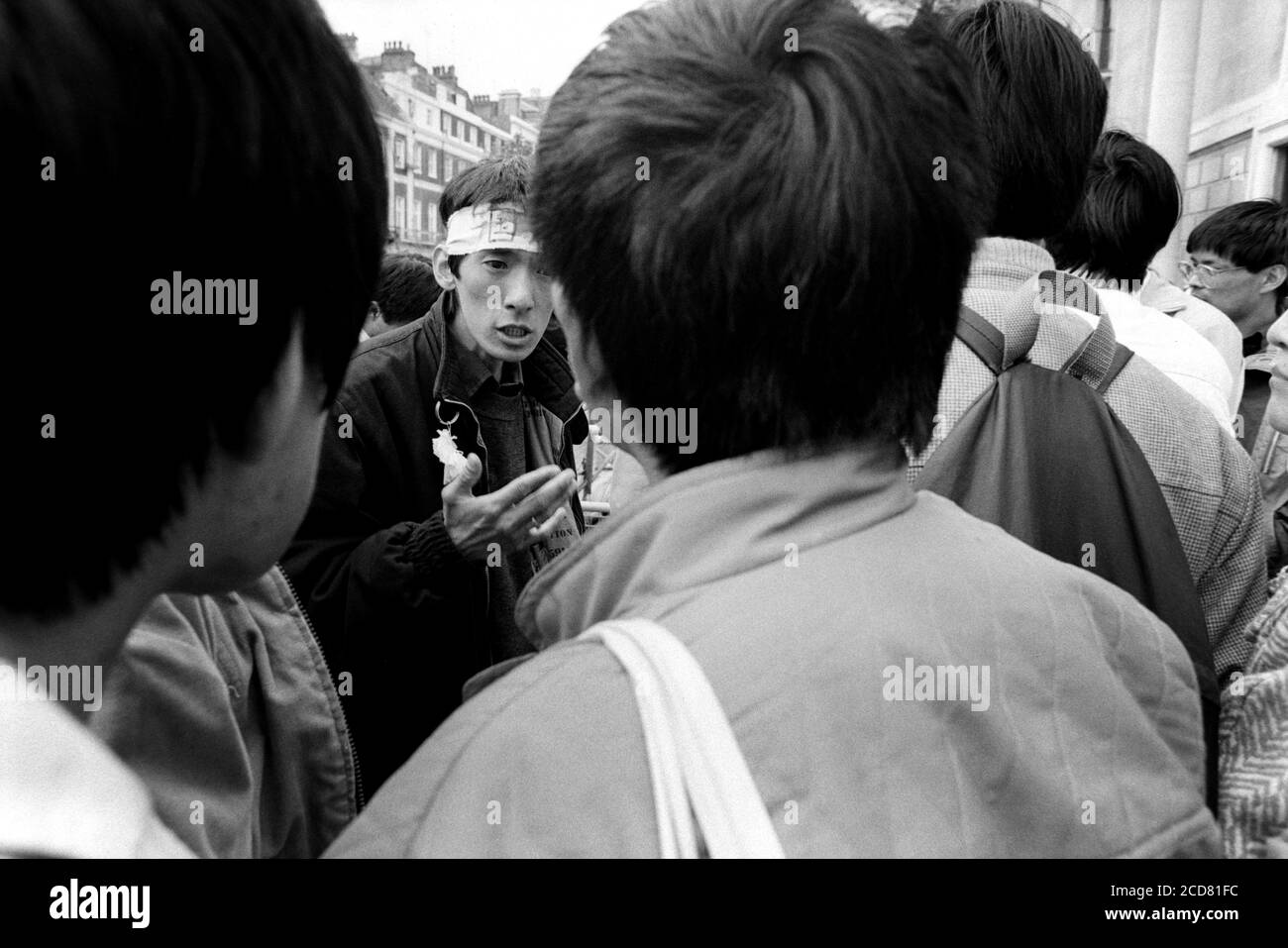China student 1989 Black and White Stock Photos & Images - Alamy