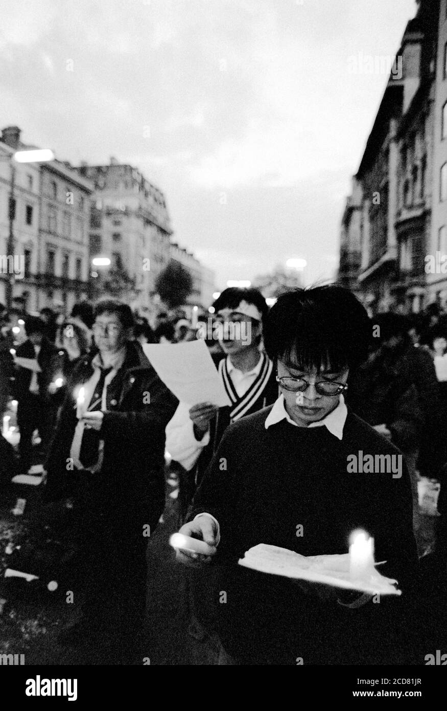 1989 chinese students protest hi-res stock photography and images - Alamy