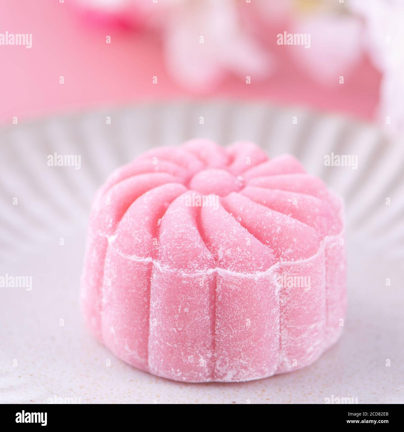 Colorful snow skin moon cake, sweet snowy mooncake, traditional savory ...