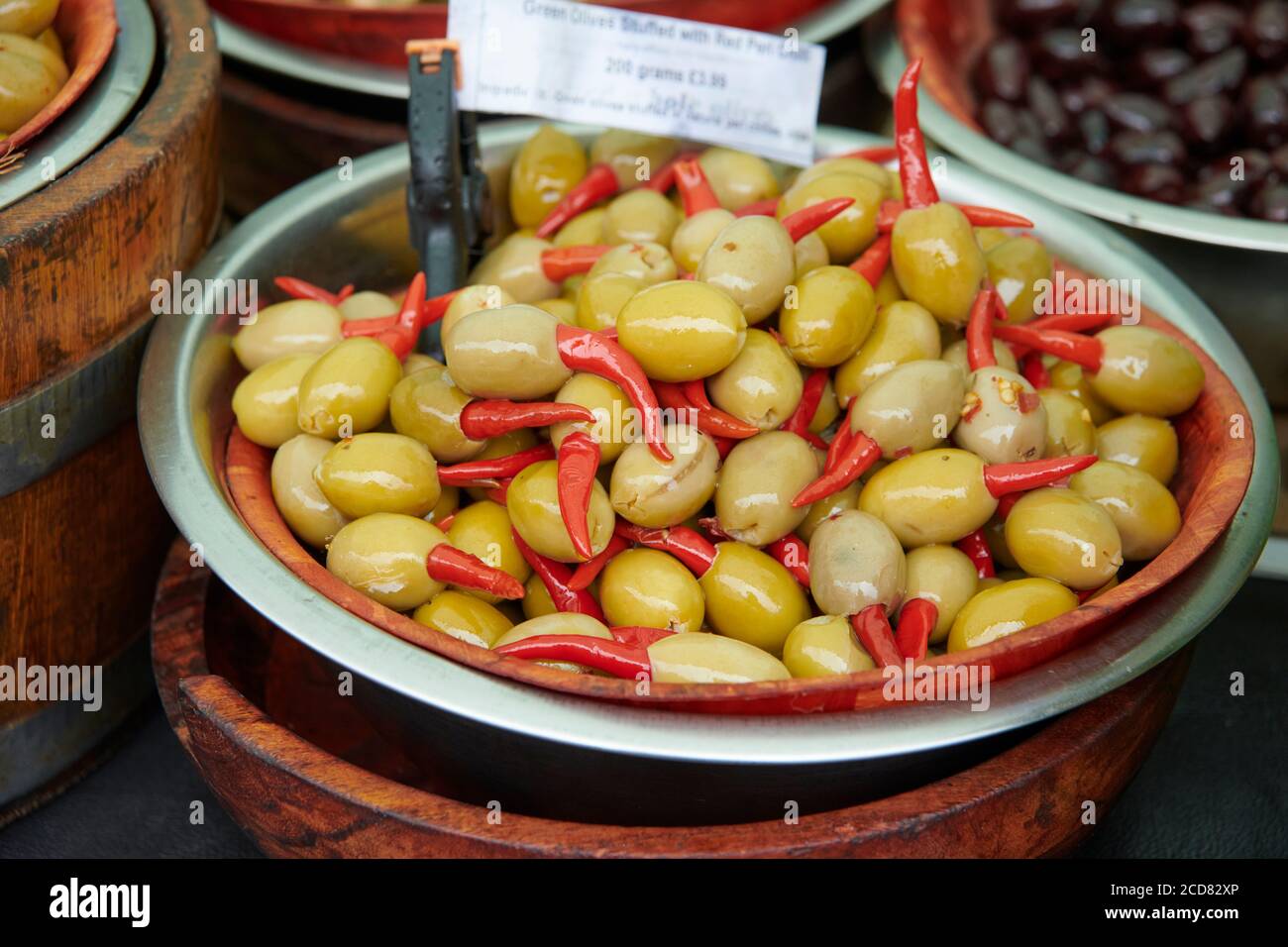 Olives in a barrel hi-res stock photography and images - Alamy