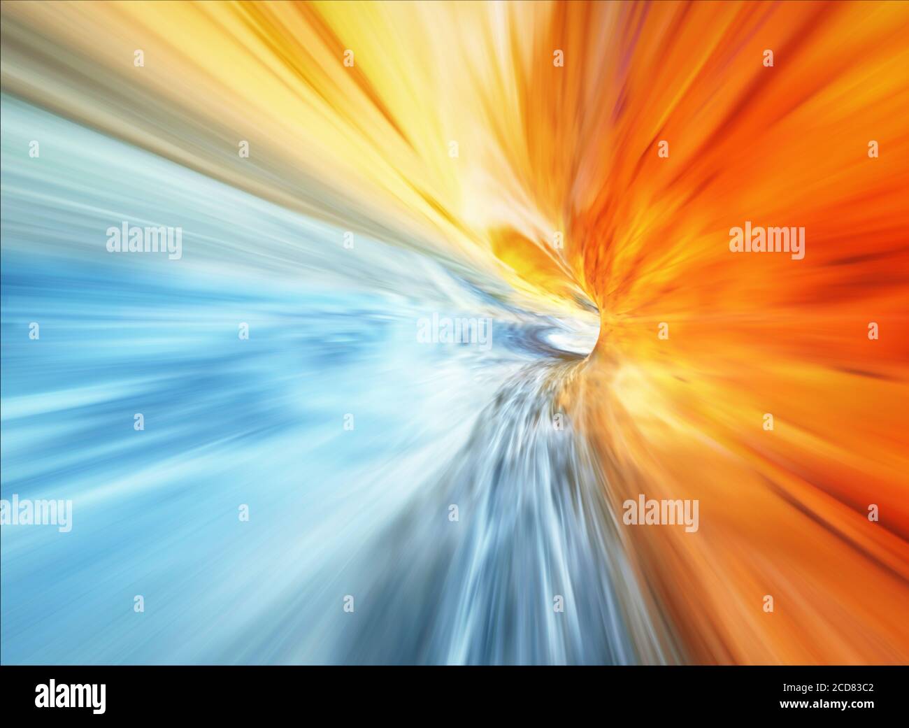 Travel Through A Wormhole, Vortex. Hyperspace Tunnel Or Black Hole ...