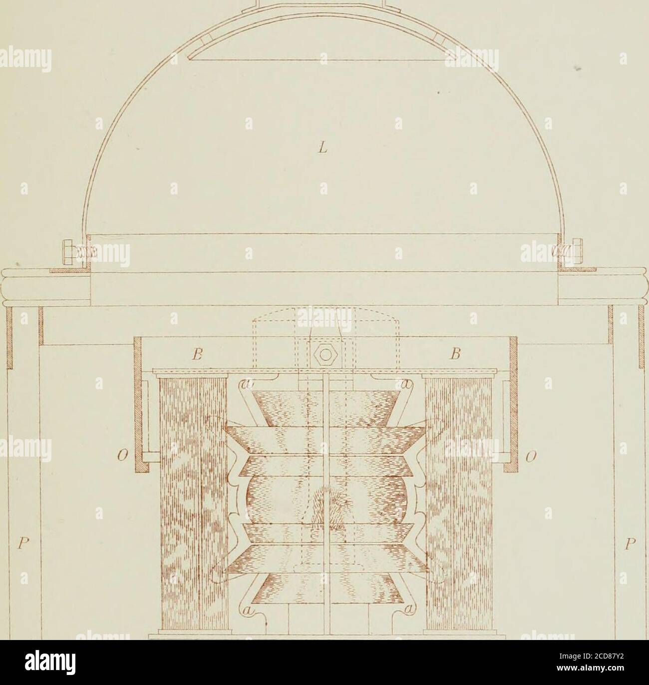 . Lighthouse construction and illumination; . l^^ FRONT ELEVATION PLATE ...