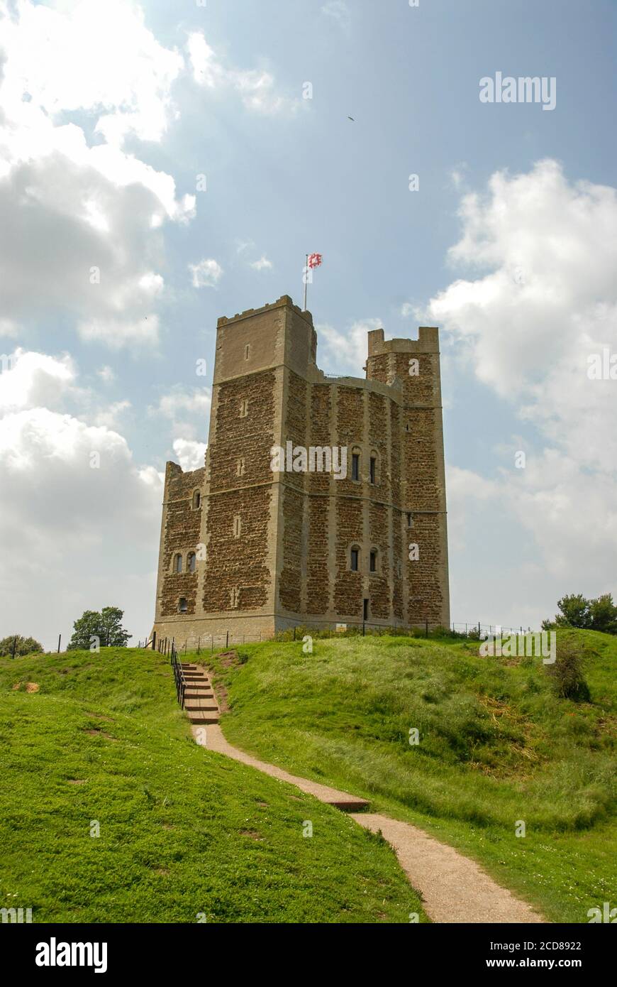 Orford Castle Keep in the village of Orford in Suffolk, Britain ...