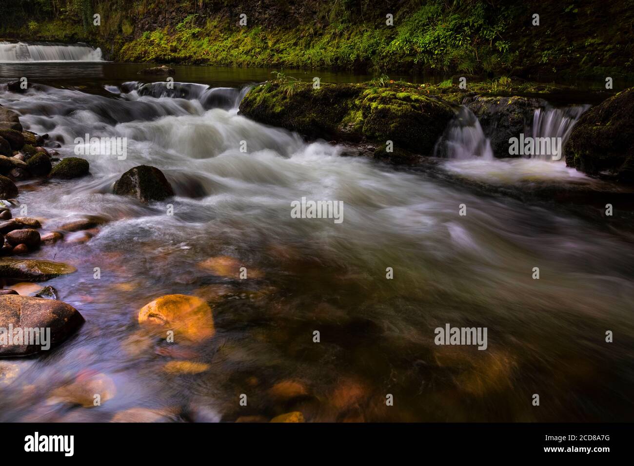 The flowing River Tawe Stock Photo - Alamy