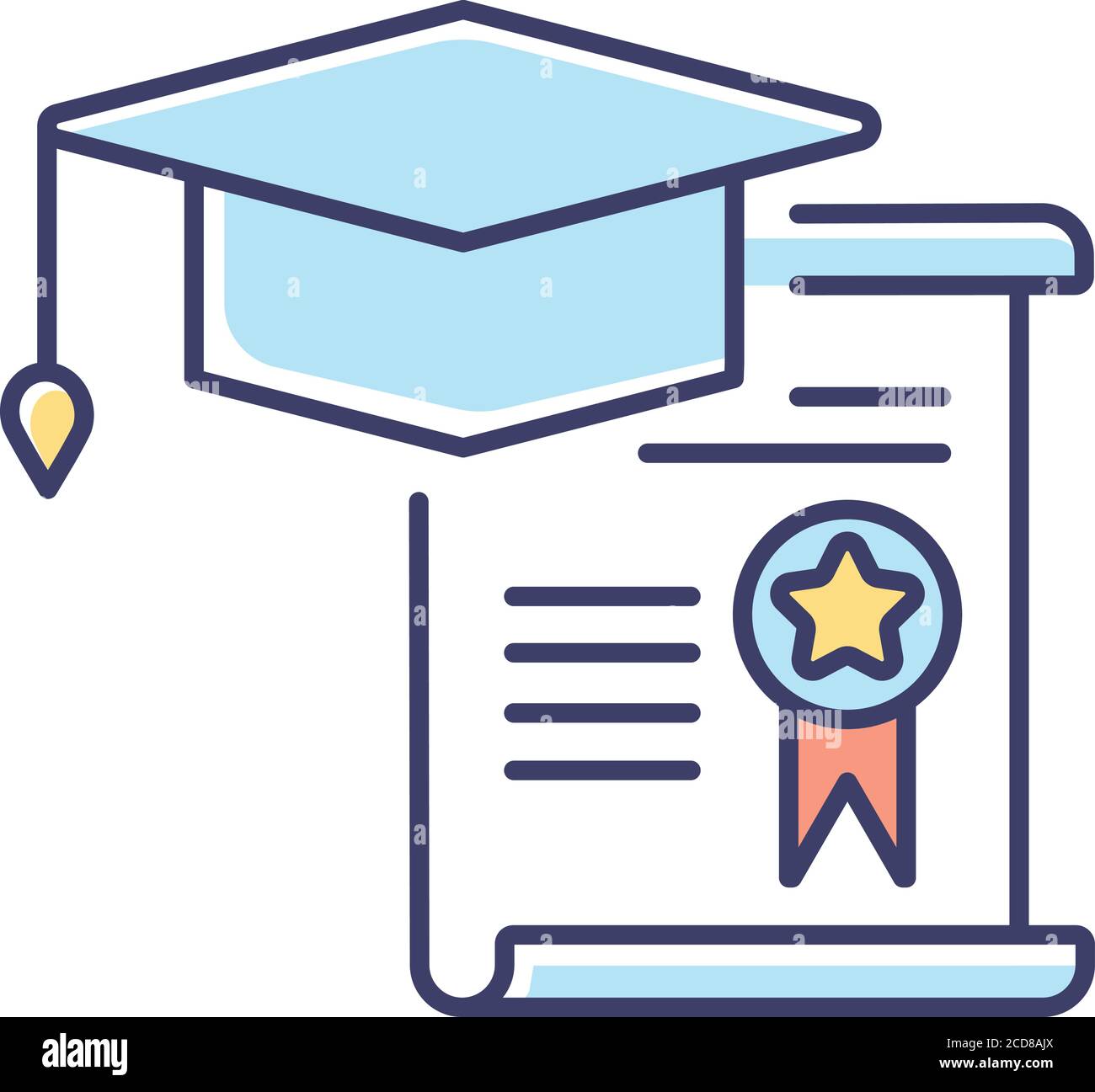 Internship RGB color icon Stock Vector Image & Art - Alamy