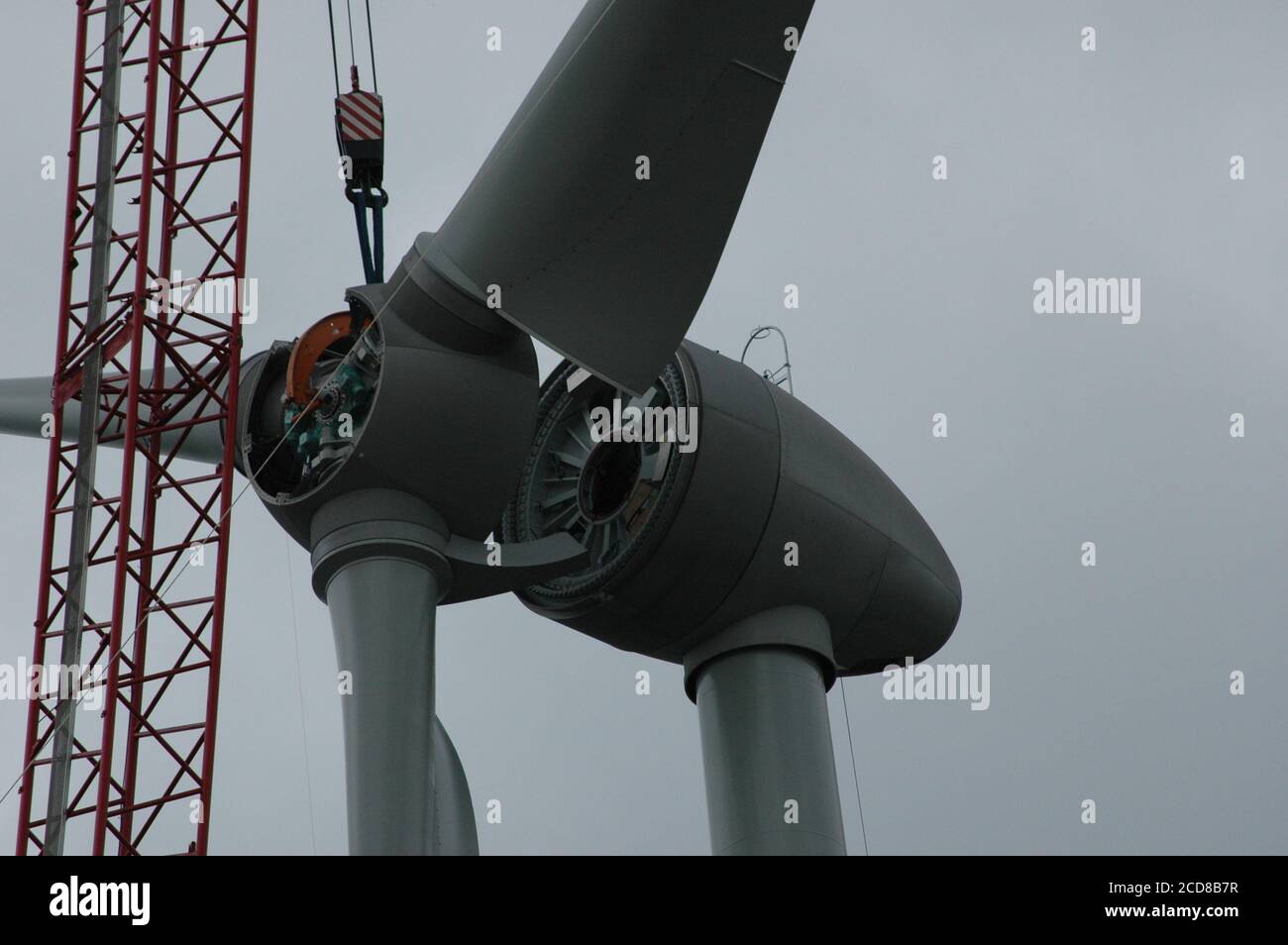 Windmill construction placement of the rotor with individually ...