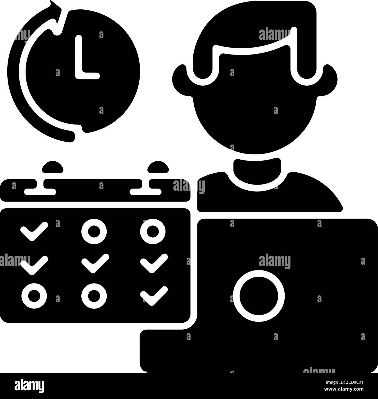 Part time work office Cut Out Stock Images & Pictures - Alamy