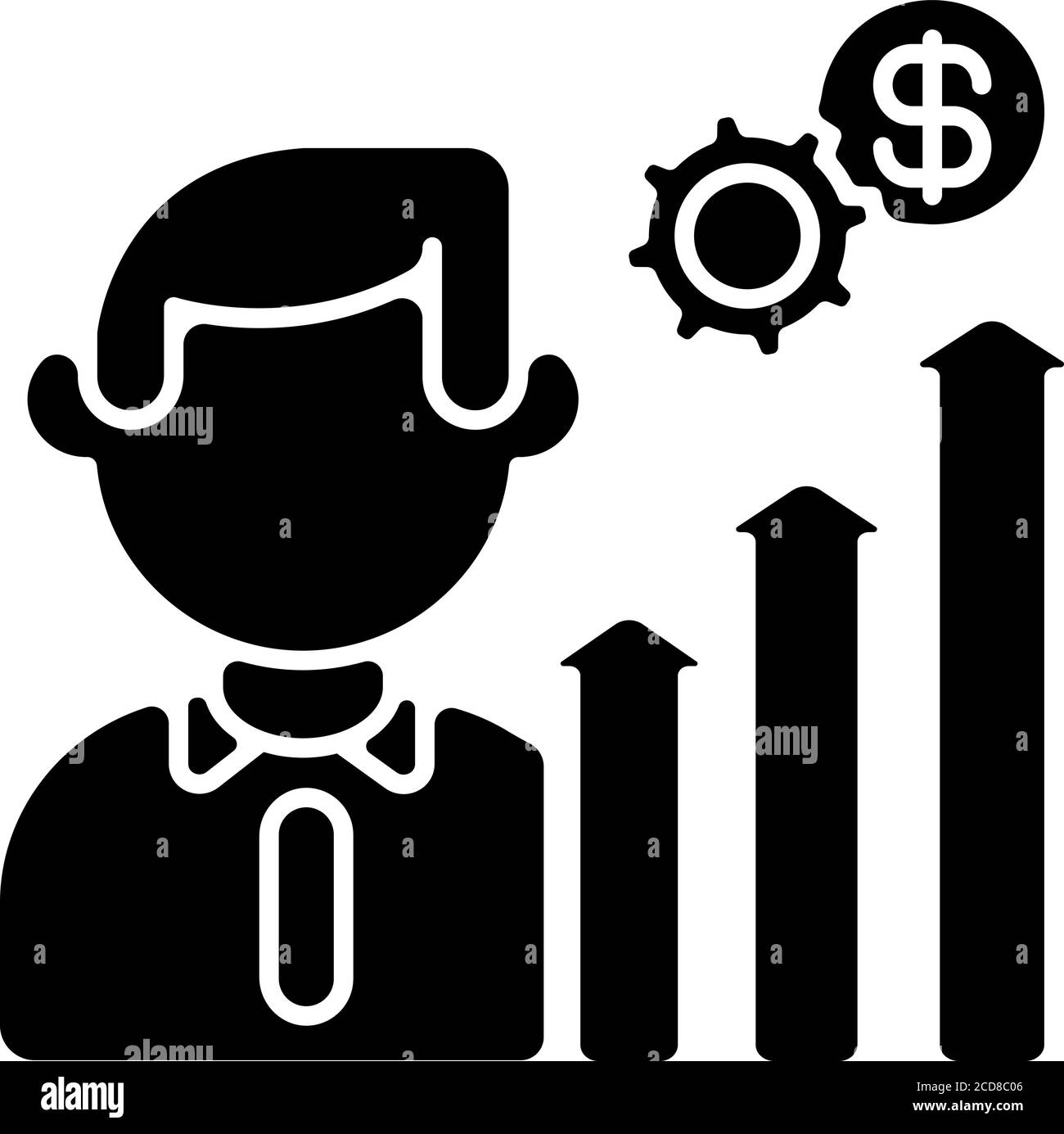 Development of wages Stock Vector Images - Alamy