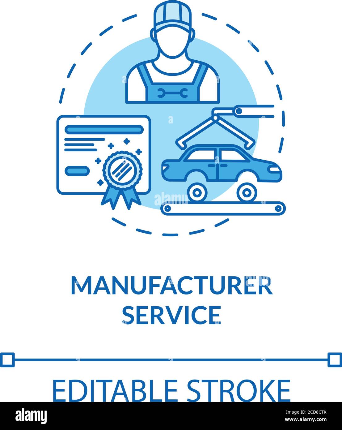 General repair process Stock Vector Images - Alamy