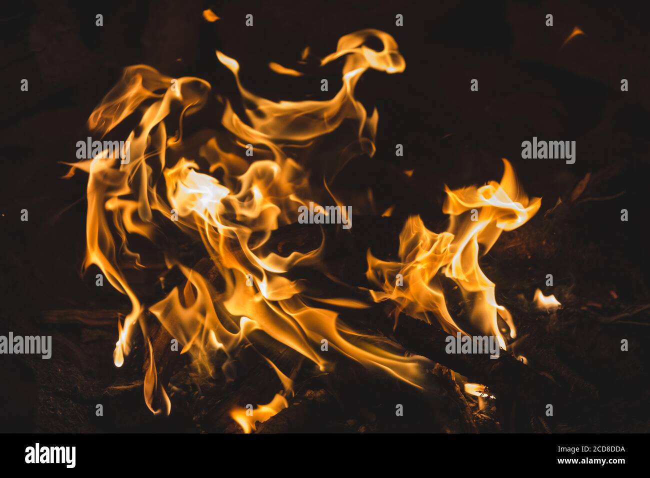 Beautiful fire flames for background Stock Photo - Alamy