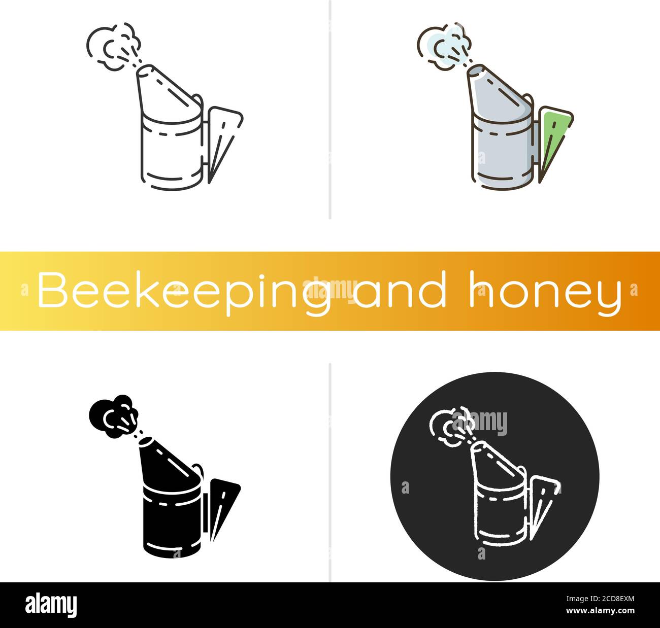 Bee smoker icon Stock Vector Image & Art - Alamy
