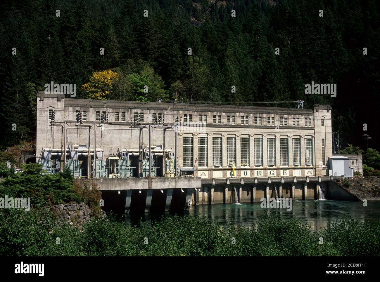 Gorge Powerhouse, Ross Lake National Recreation Area, North Cascades ...