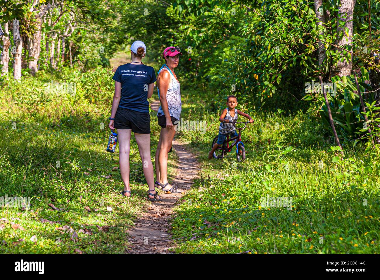 Human encounters in a rural area of Costa Rica Stock Photo - Alamy