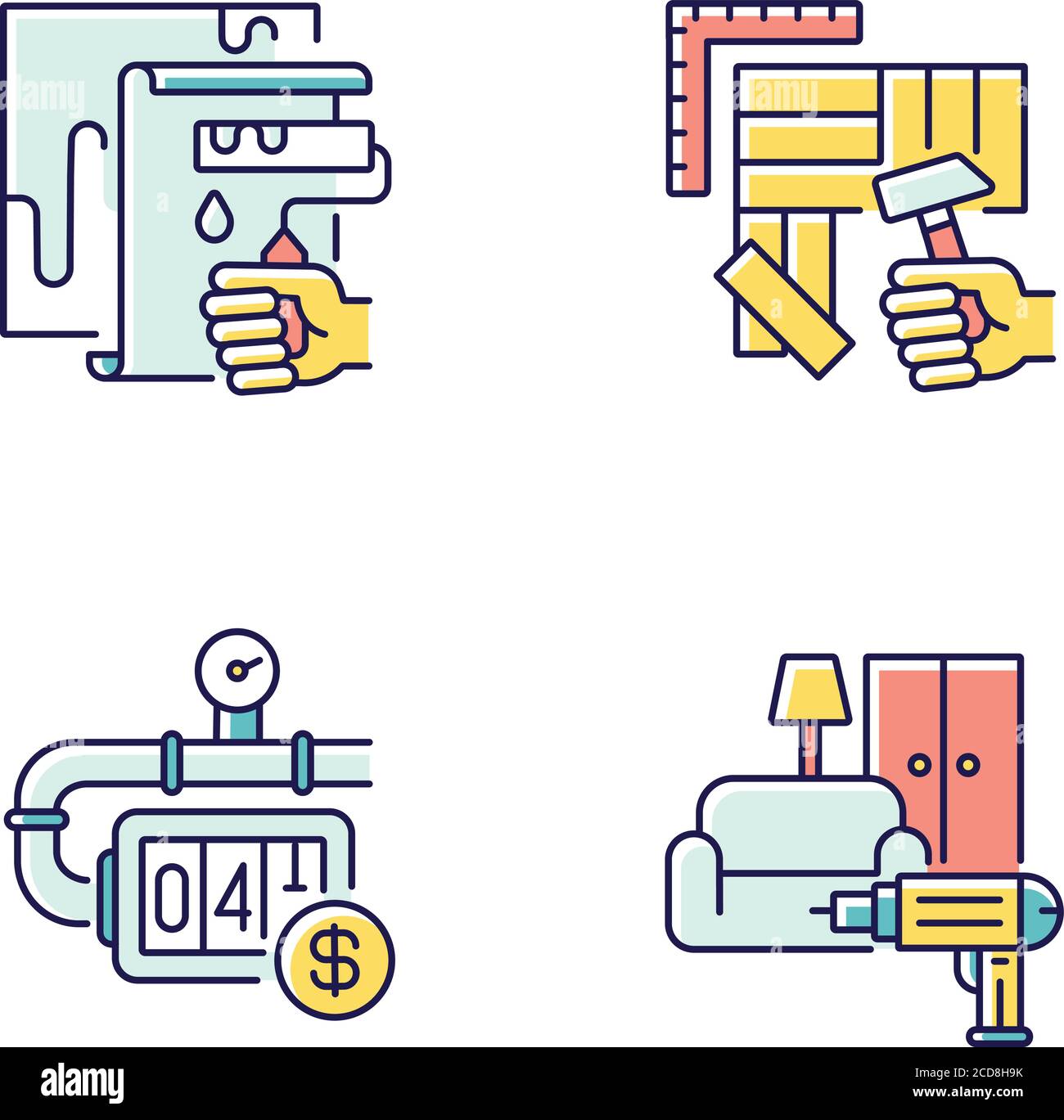 Renovations home Stock Vector Images - Alamy