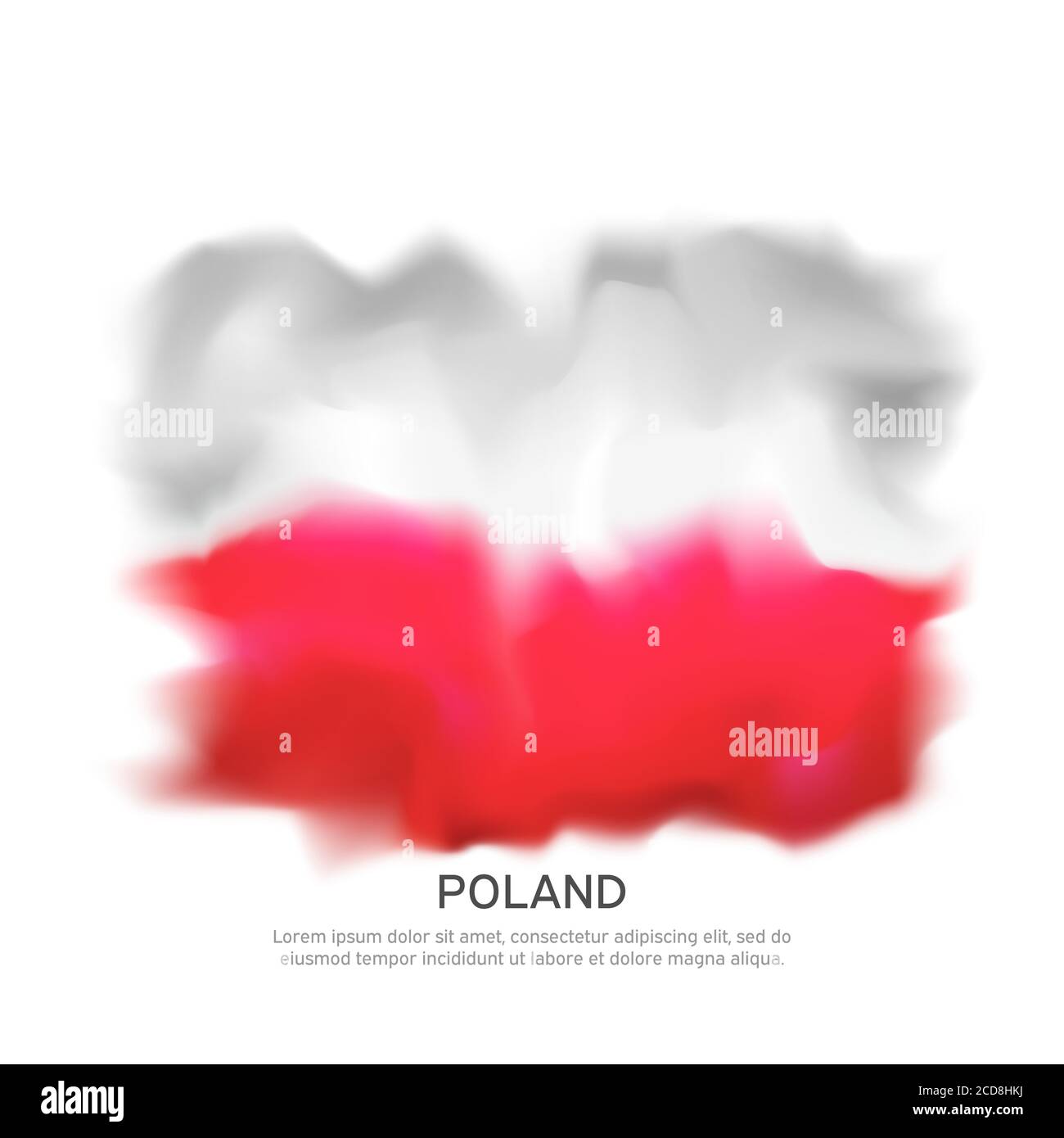 Abstract poland flag for national holiday creative poster design ...