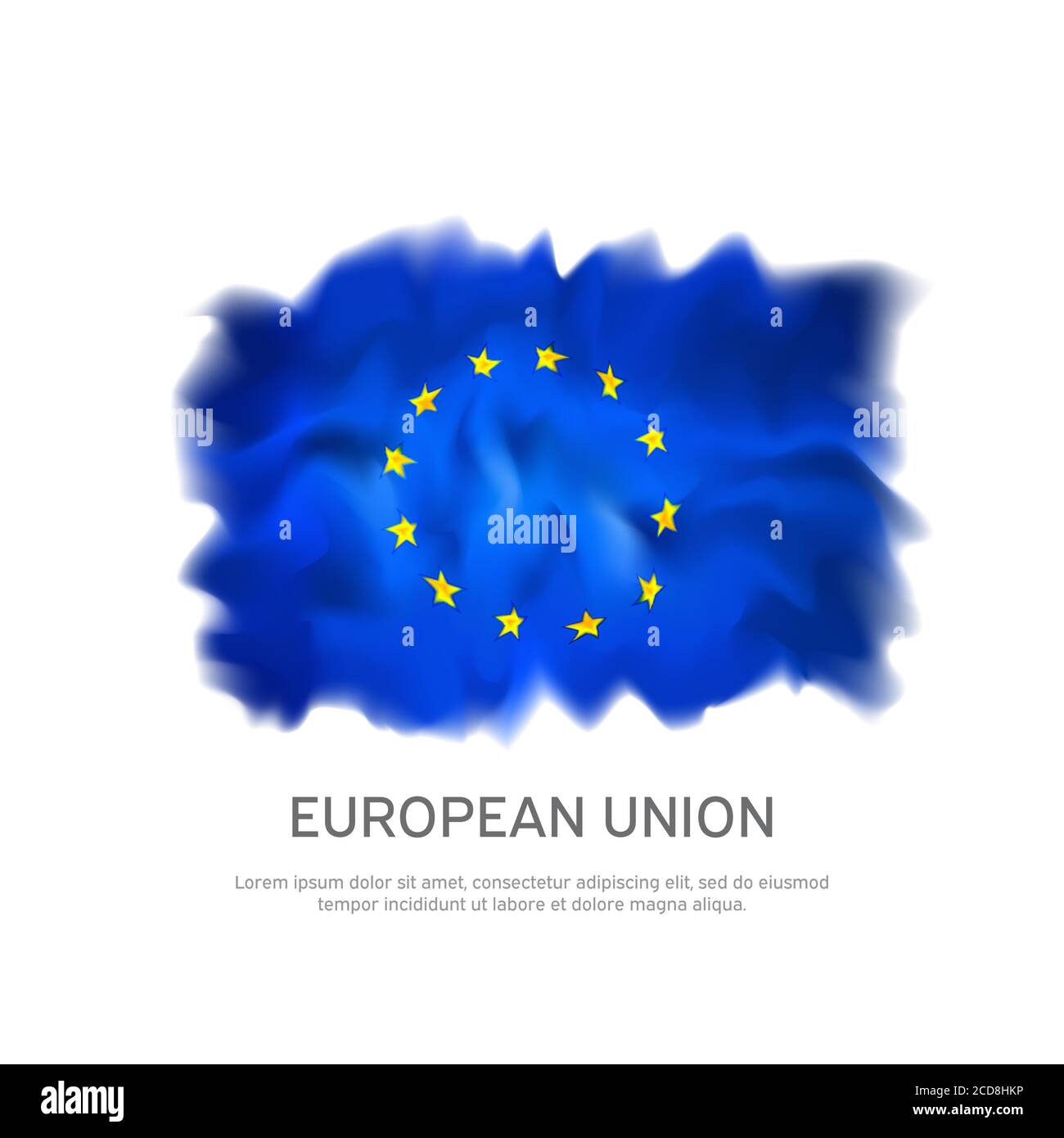 European union abstract flag background for creative design. Graphics ...