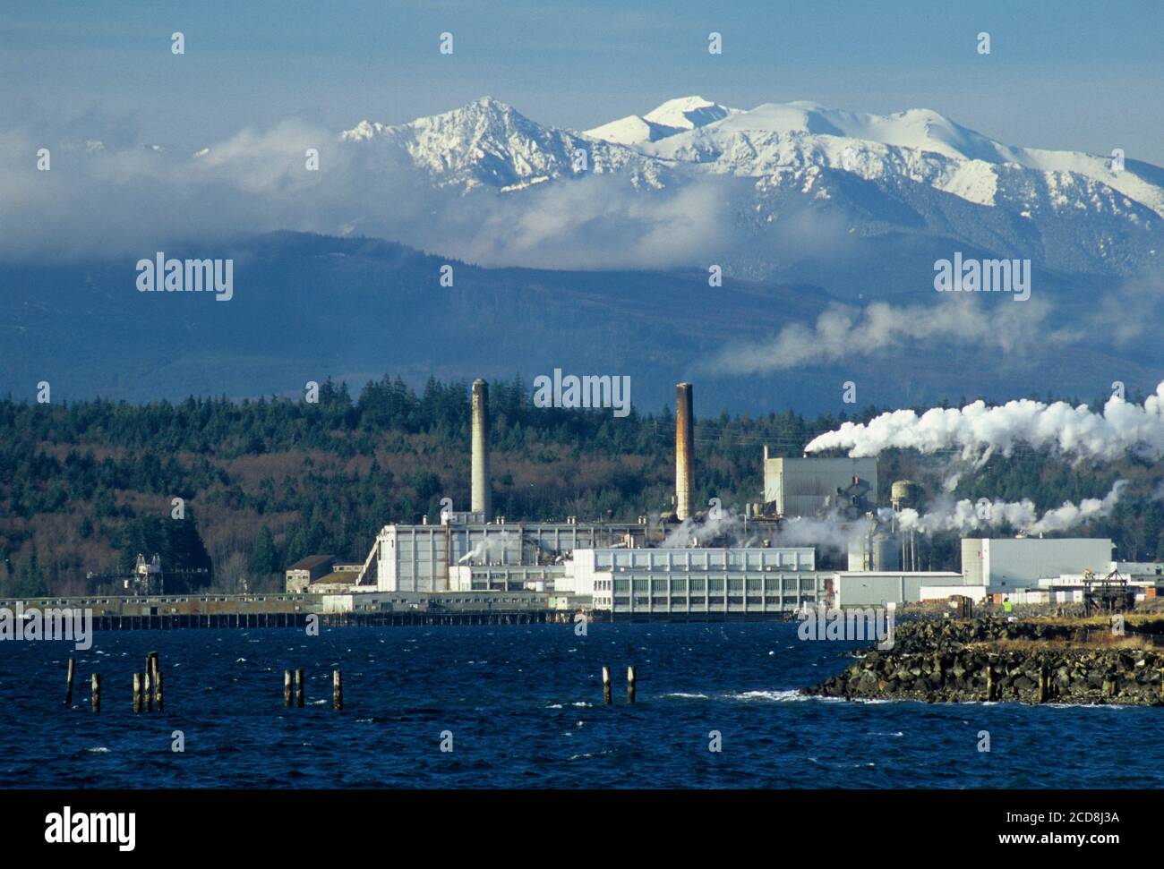 Paper mill, Port Townsend, Washington Stock Photo - Alamy
