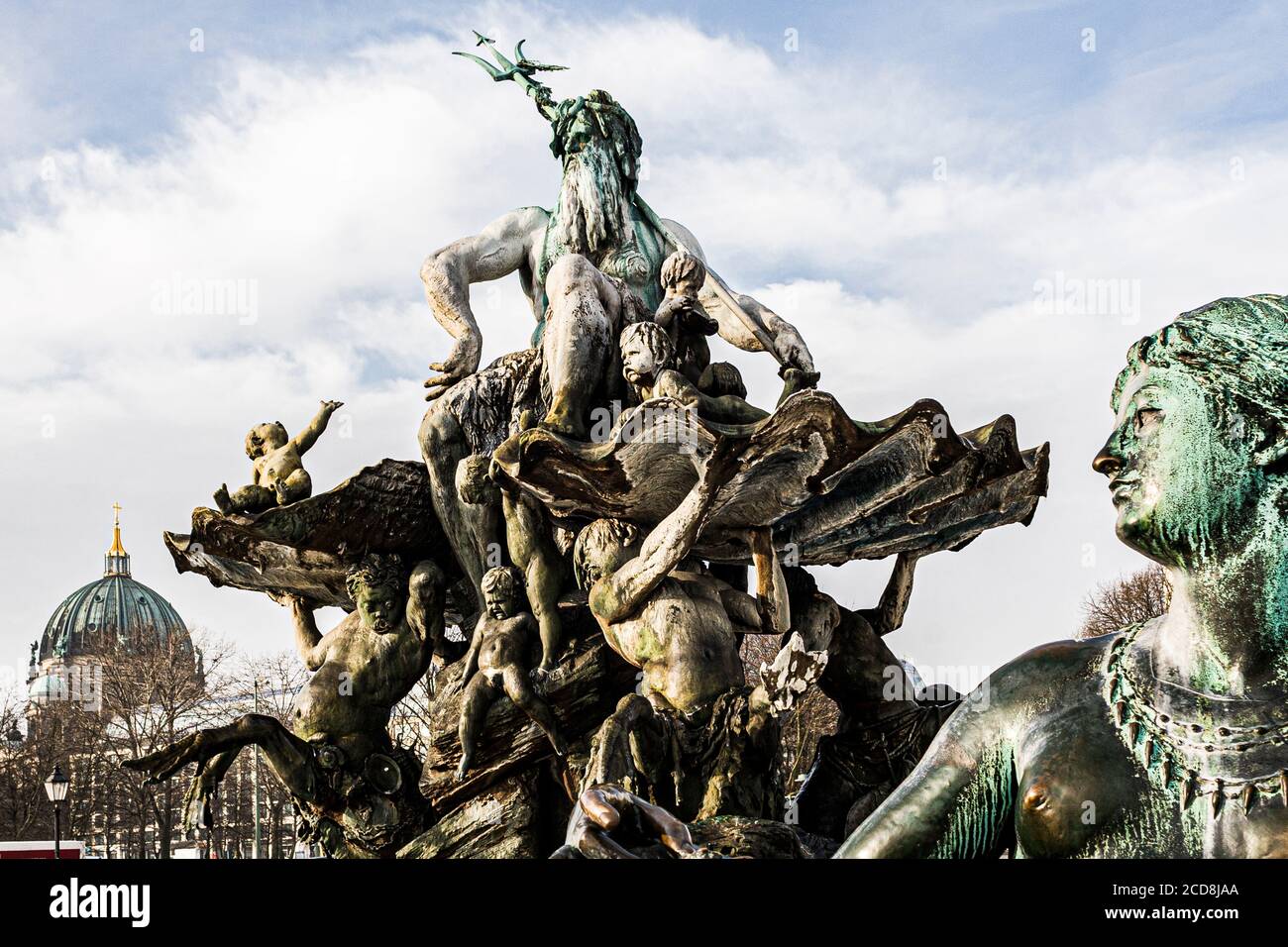 Neptune Fountain (Neptunbrunnen). Berlin, Germany Stock Photo - Alamy
