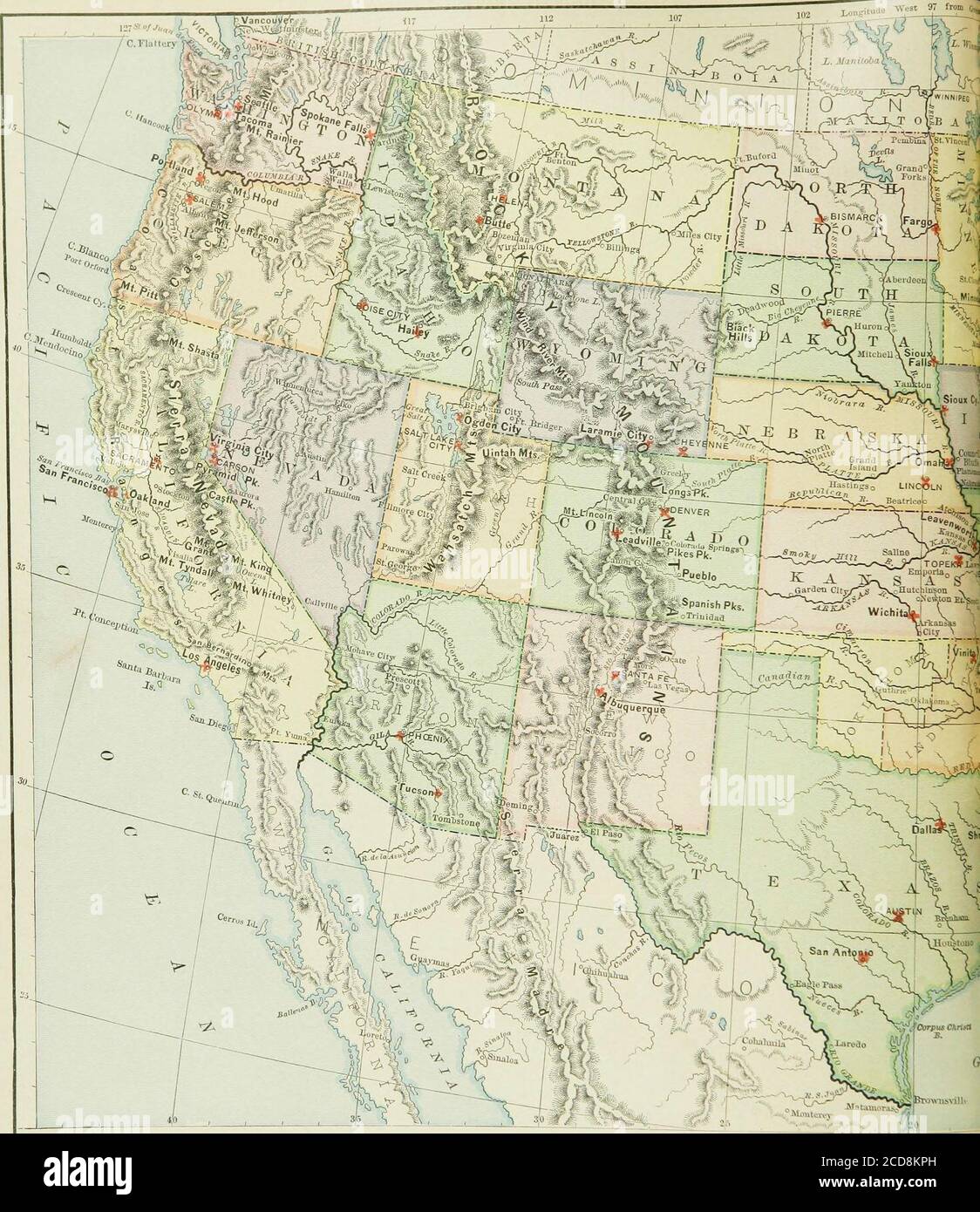Great Plains States And Capitals
