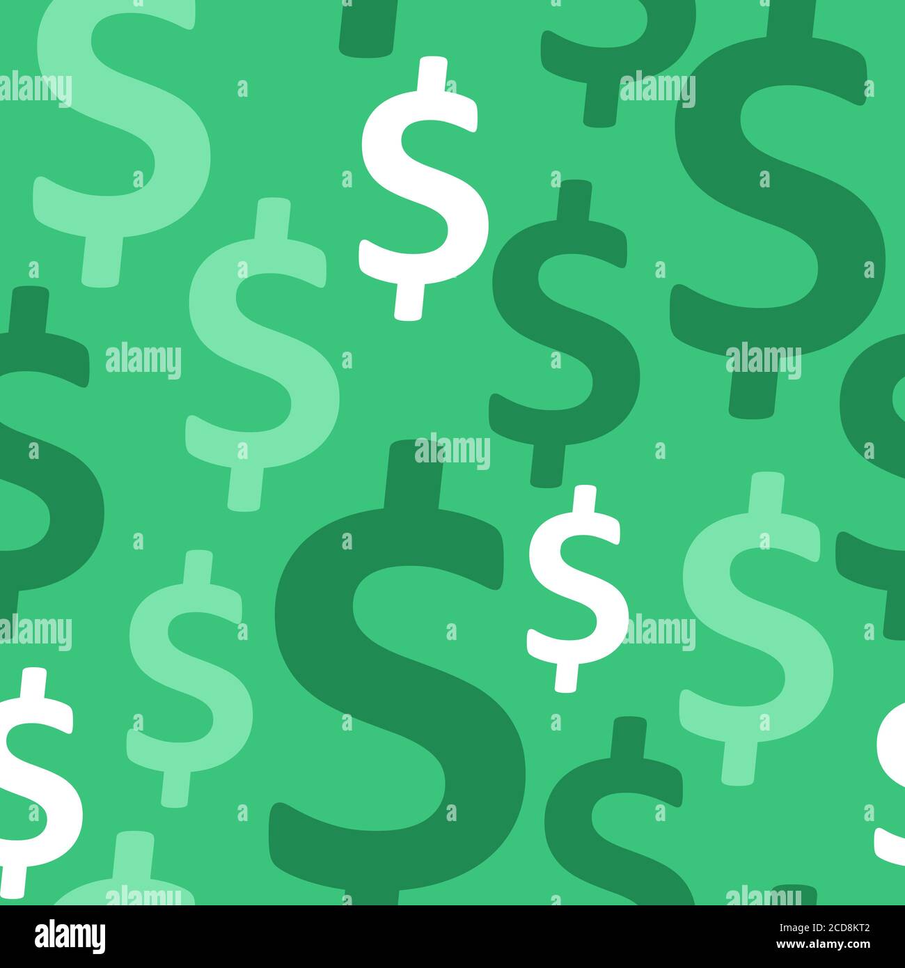Dollar sign seamless pattern. Wrapping background with repeating USA ...