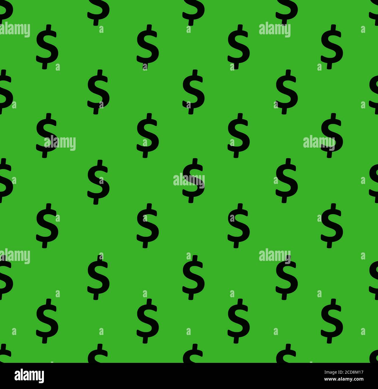 Dollar sign seamless pattern. Wrapping background with repeating USA ...