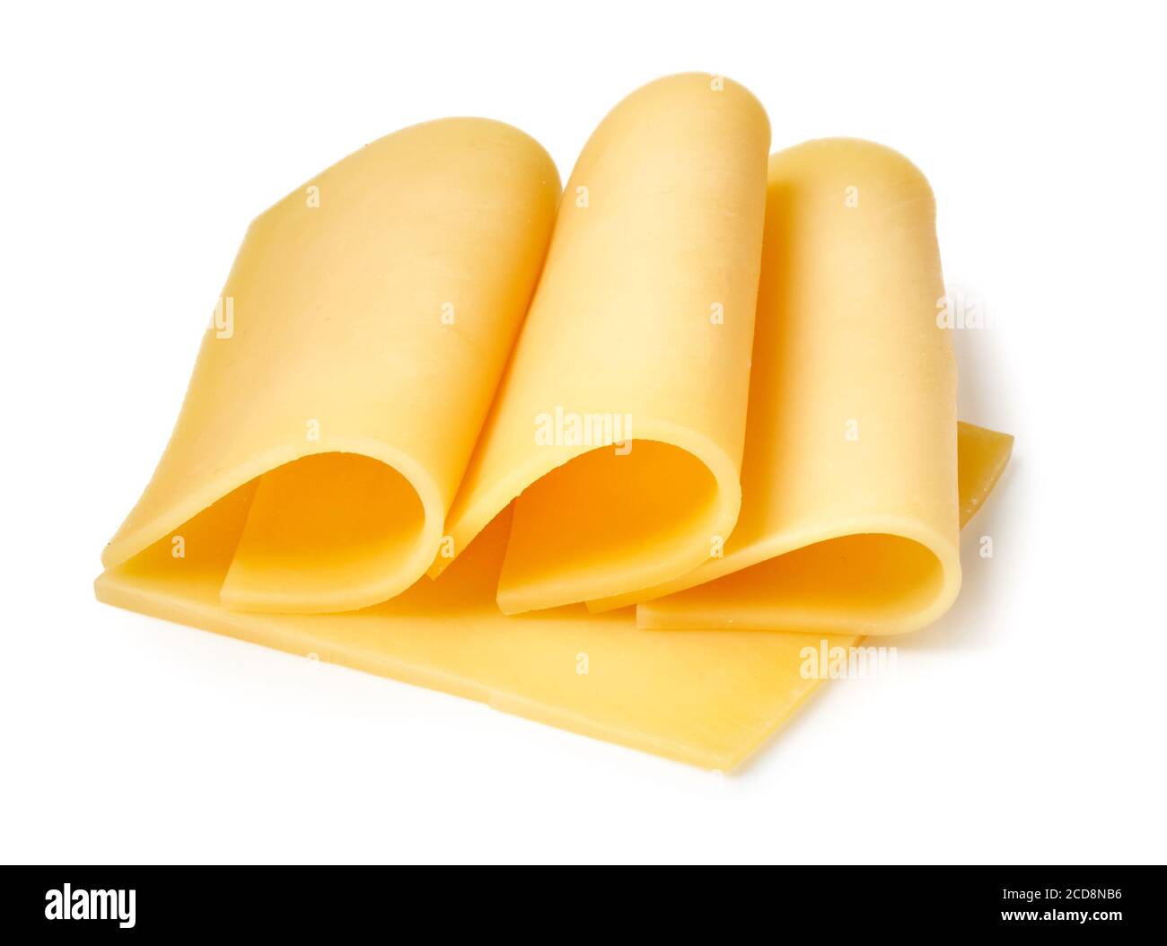 Cheese slice stack white background hi-res stock photography and images ...