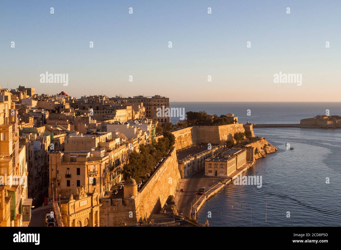 Grand harbour valletta sunrise hi-res stock photography and images - Alamy