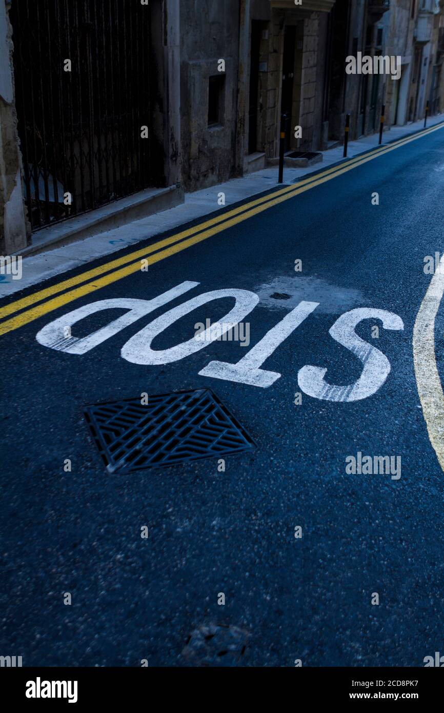 Road paint hi-res stock photography and images - Alamy