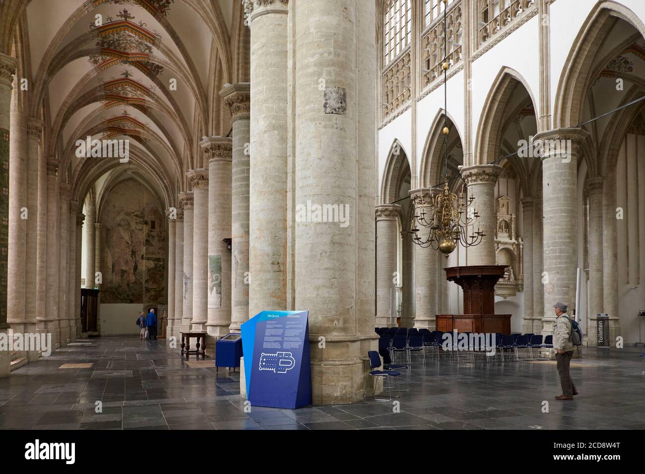 Netherlands, North Brabant (Provincie Noord Brabant), Breda, Nave of ...
