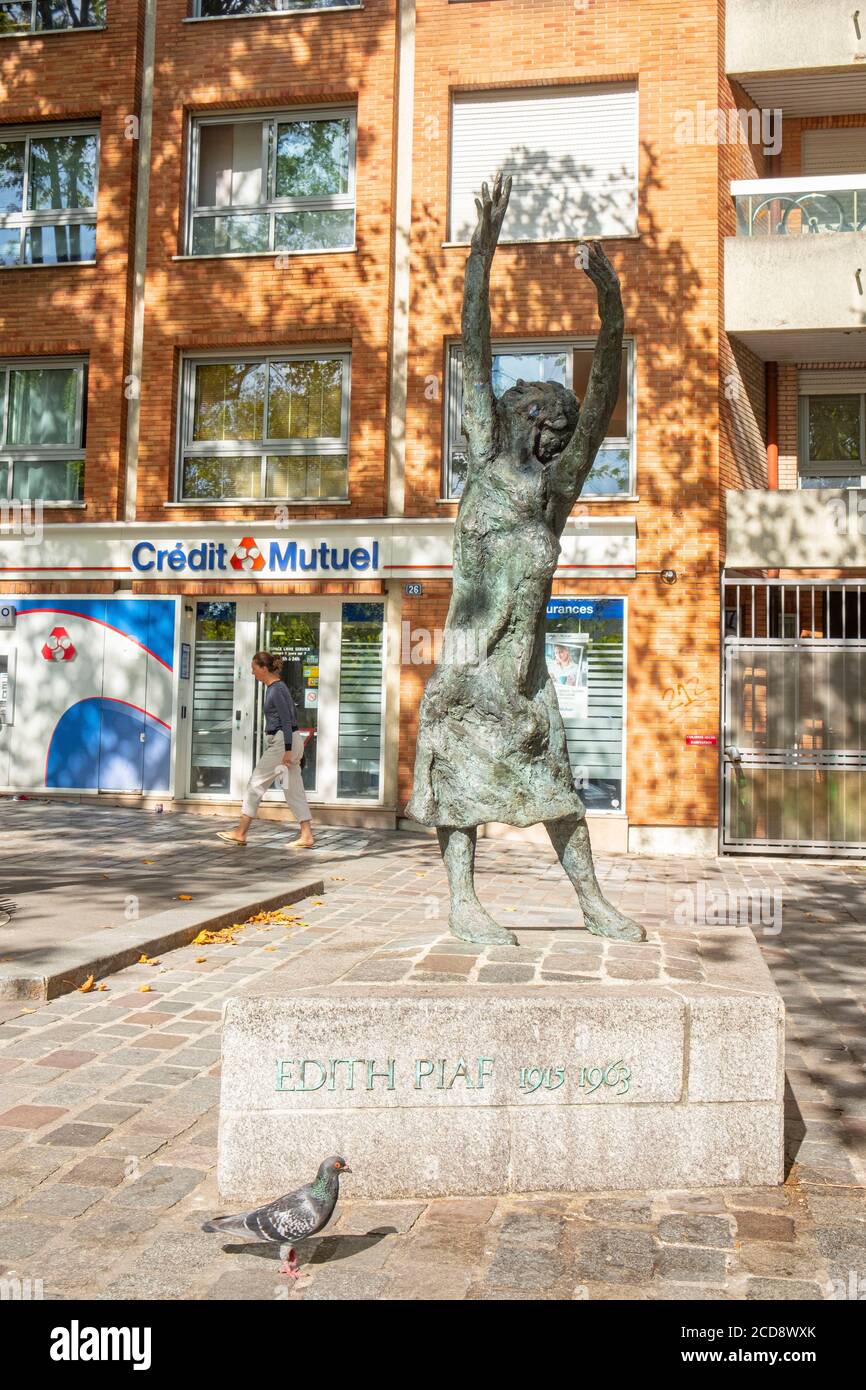 France, Paris, Place Edith Piaf Stock Photo - Alamy