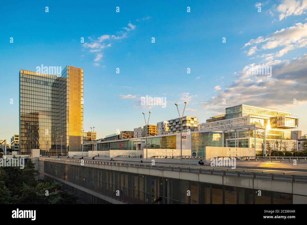 France, Paris, the National Library of France (BNF) Fran?ois Mitterrand ...