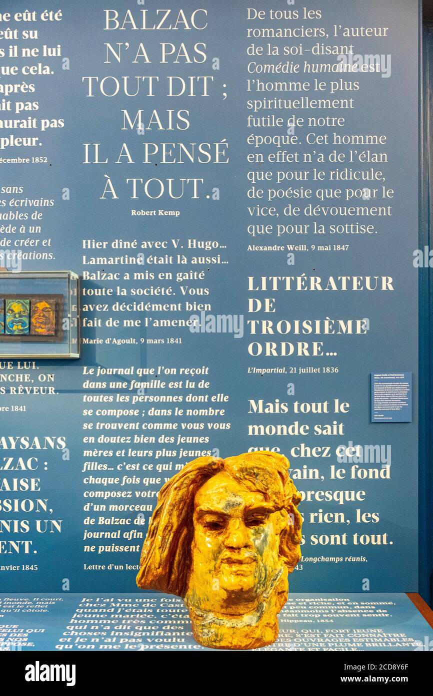 France, Paris, the Honore de Balzac House Museum Stock Photo - Alamy