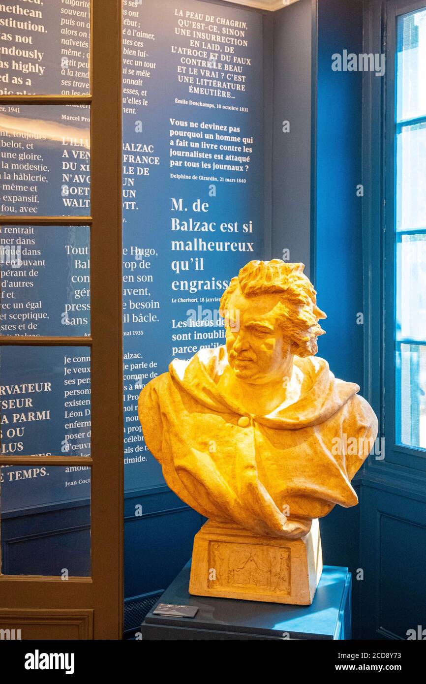 France, Paris, the Honore de Balzac House Museum Stock Photo - Alamy