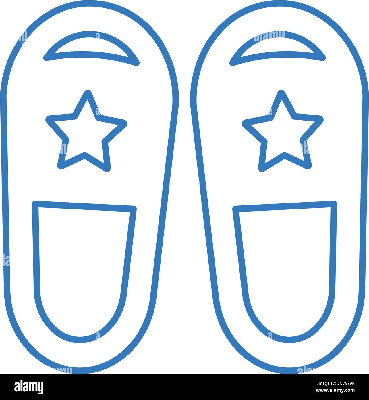 Simple slipper design Stock Vector Images - Alamy
