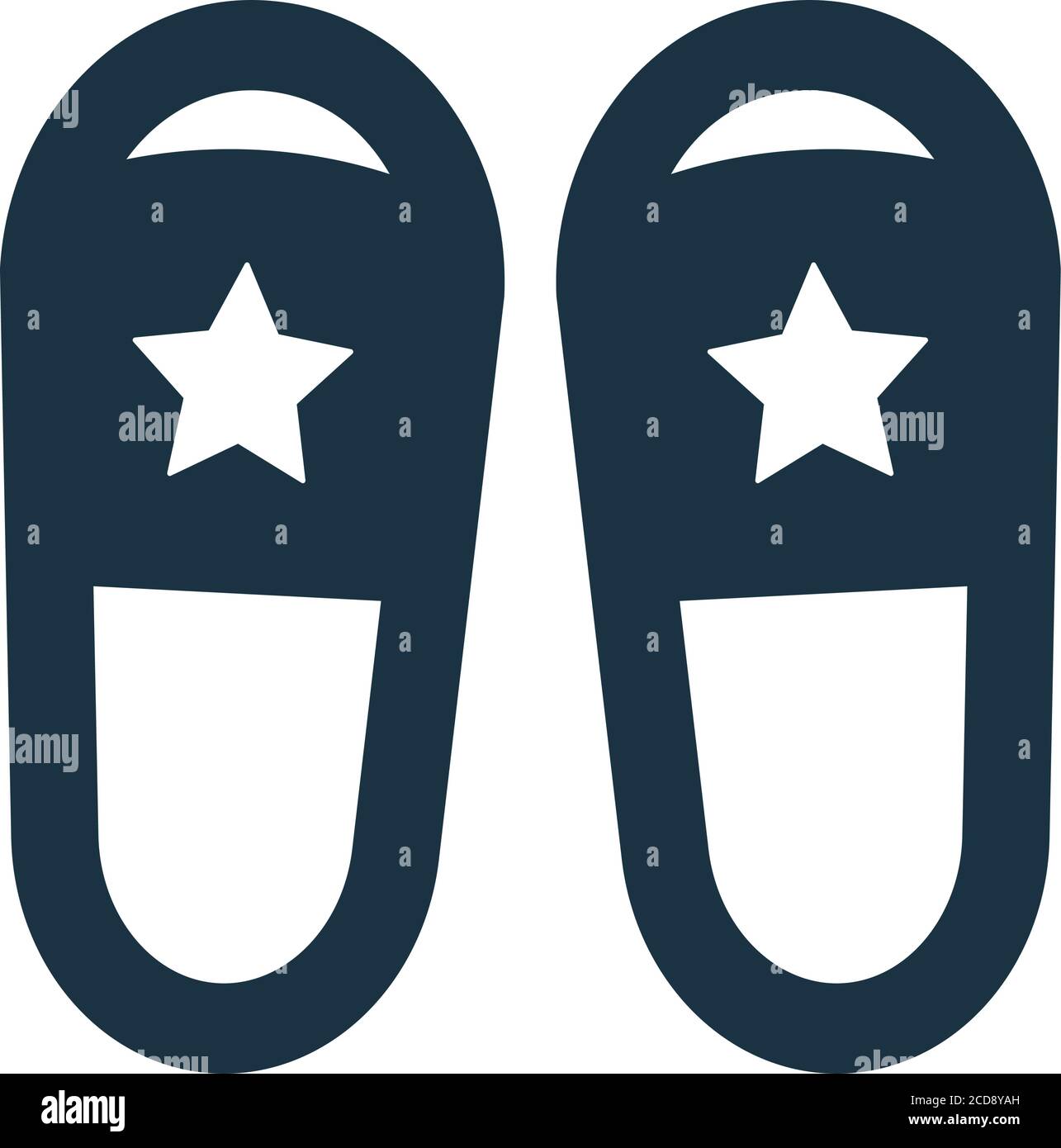 Simple slipper design Stock Vector Images - Alamy