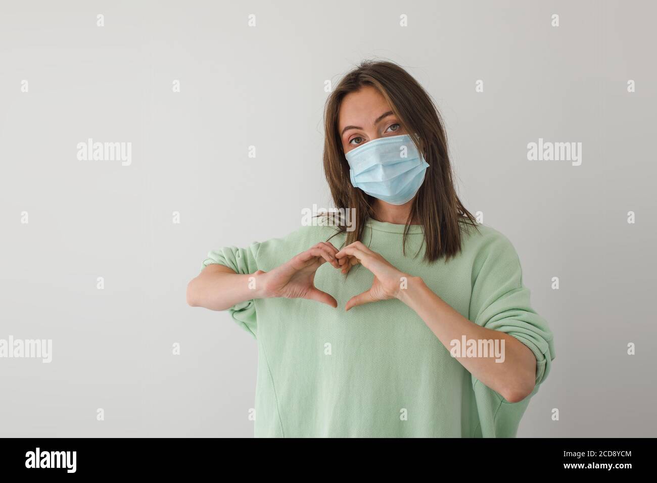Woman medical mask hi-res stock photography and images - Alamy