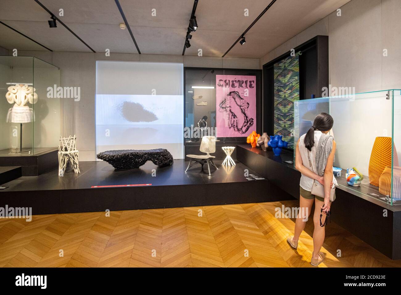 France, Paris, museum of Decorative Arts located in Marsan Pavillon of ...