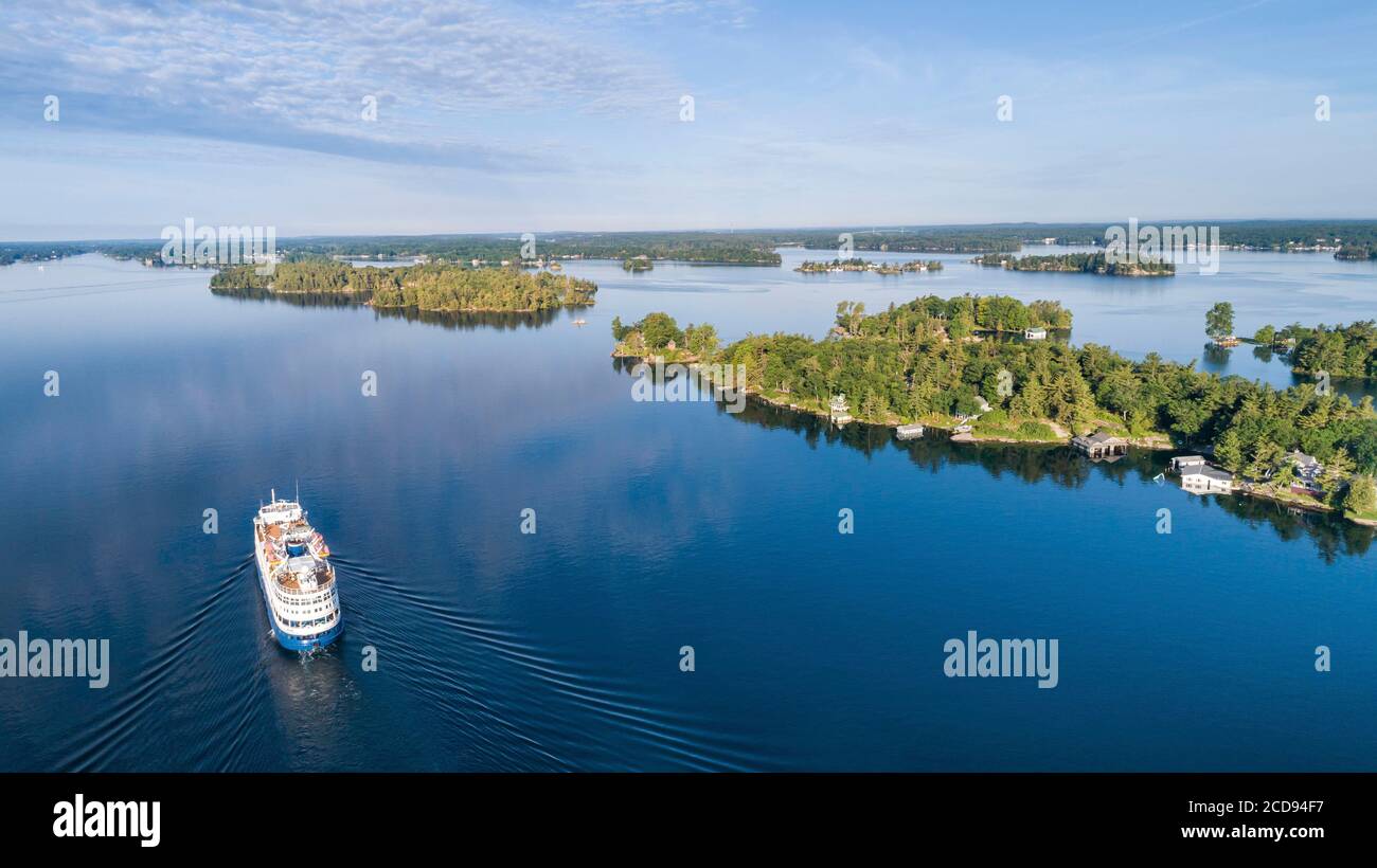 Thousand islands canada aerial hi-res stock photography and images - Alamy