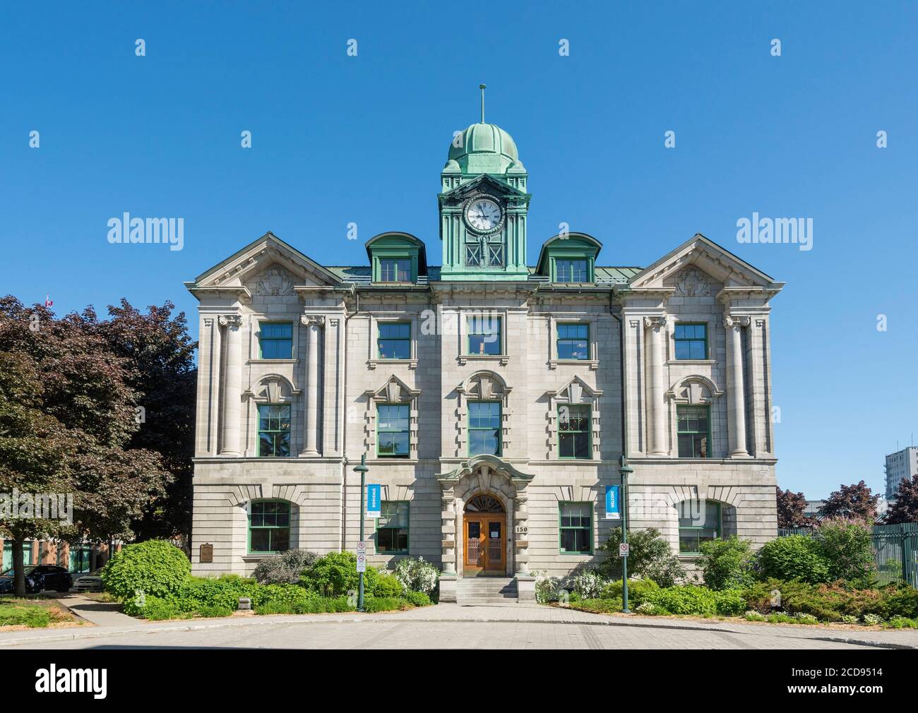 Canada, Quebec, Quebec City, office Building off the Port Stock Photo ...