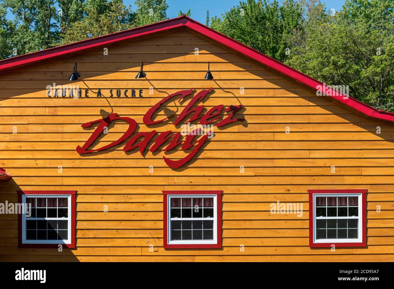Canada, Quebec, Trois-Rivi?res, The Sugar Shack Chez Dany Stock Photo ...