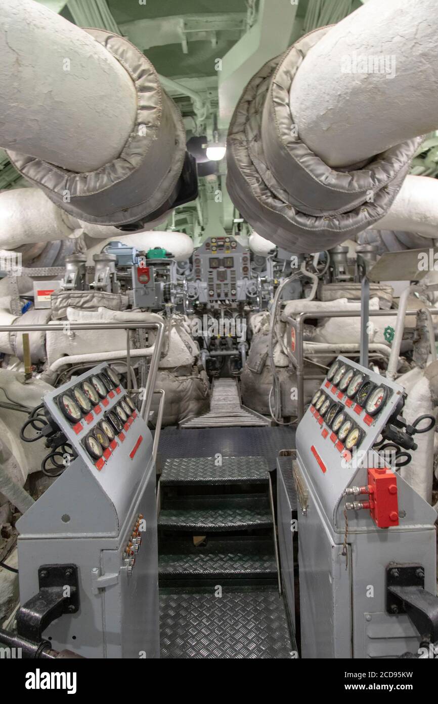 France, Manche, Cotentin, Cherbourg, museum Cite de la Mer (city of the ...